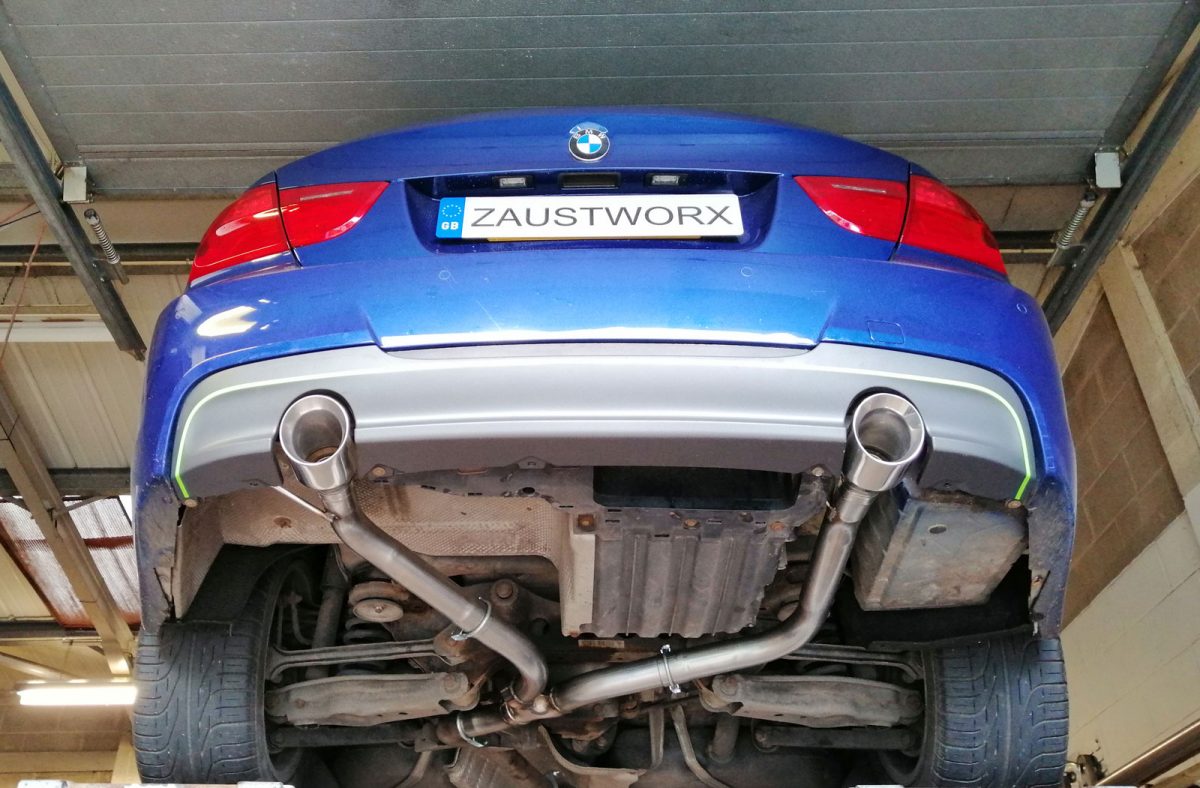 BMW 320d E90/E92 335 Style Twin Exit Exhaust Conversion - Zaustworx
