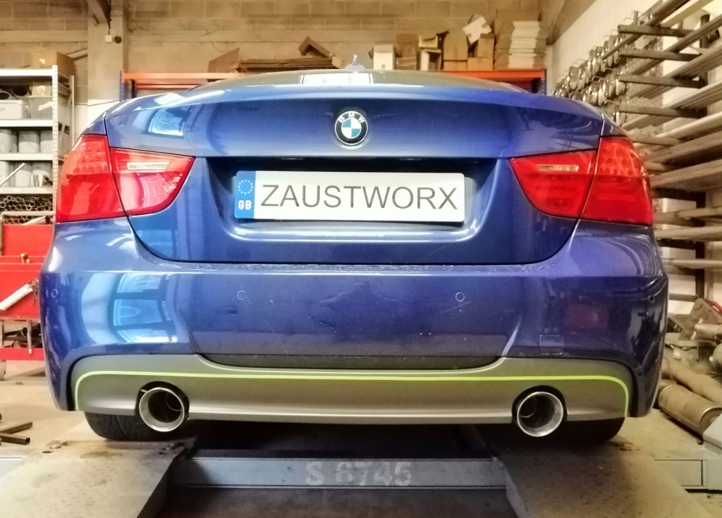 BMW 320d E90/E92 335 Style Twin Exit Exhaust Conversion - Zaustworx