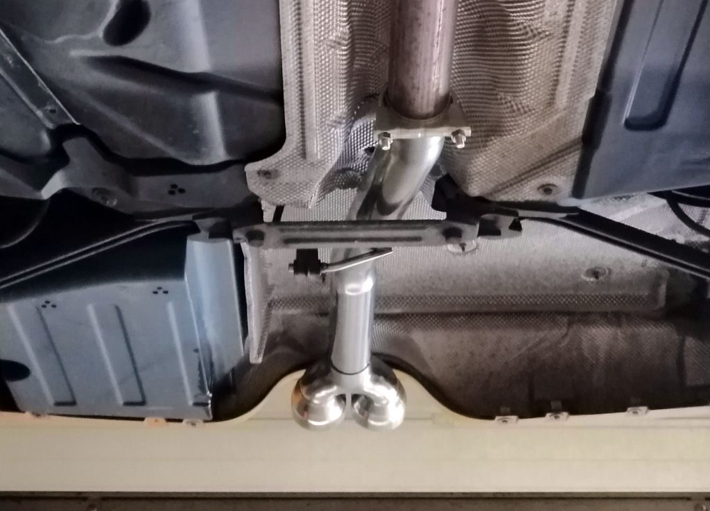 Mini Cooper S (F56) Rear Silencer Delete - Twin 3.5" Tailpipe - Zaustworx