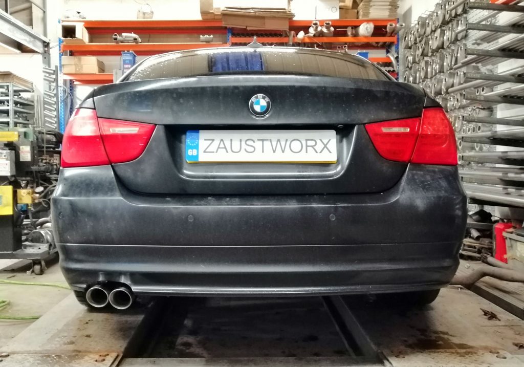 BMW 320d E90 Rear Silencer Delete - Zaustworx