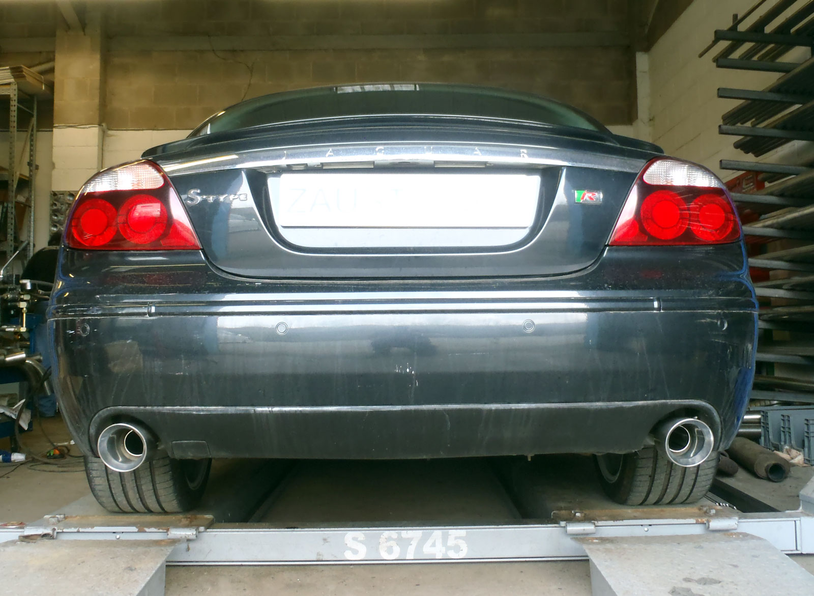 Jaguar S Type 4.2 V8 Rear Silencer Deletes - Zaustworx