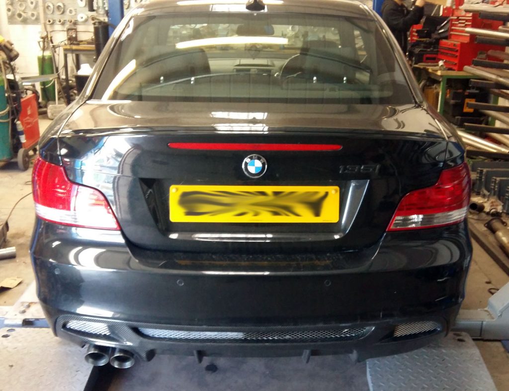 BMW 135i M Sport E82 Rear Silencer Delete - Zaustworx