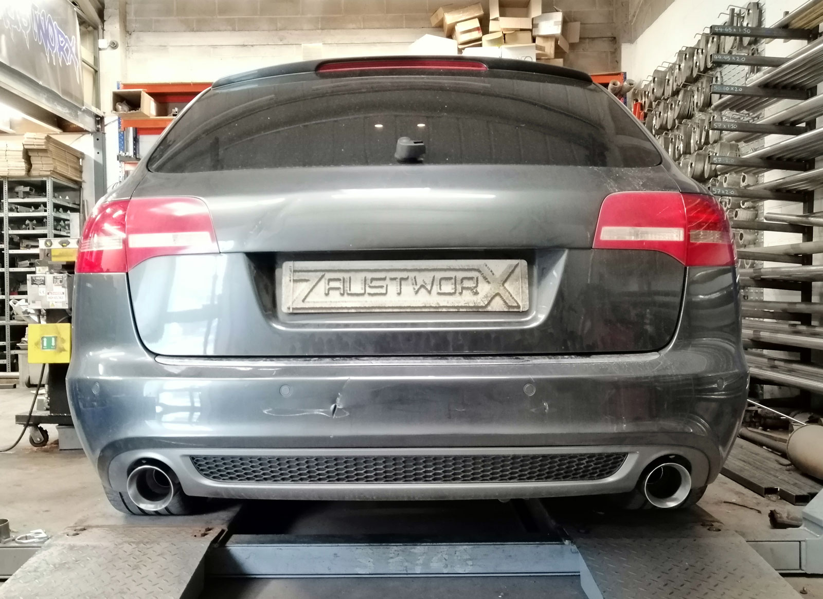 Audi A6 (C6) 3.0 TDI Rear Silencer Deletes - Zaustworx