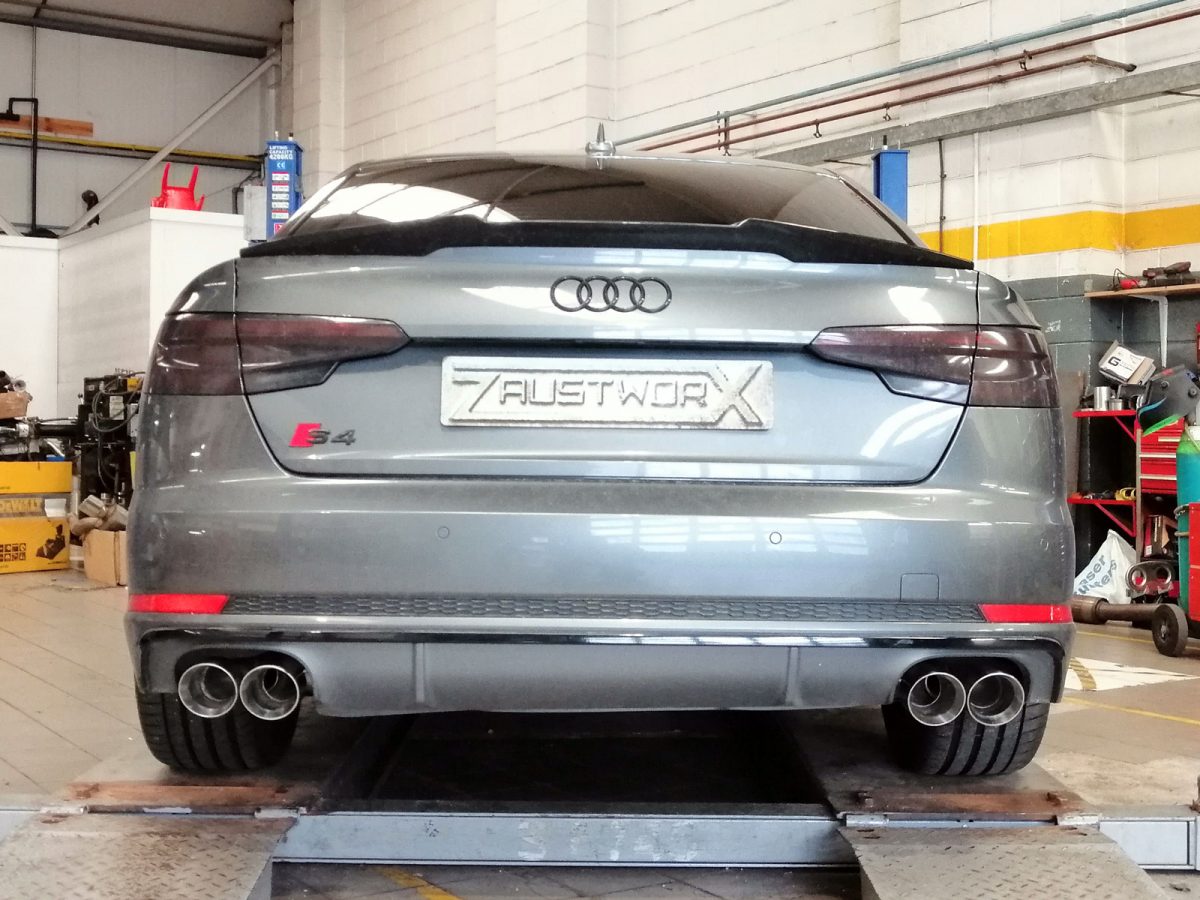 Audi S4 B9 Rear Silencer Deletes - Zaustworx