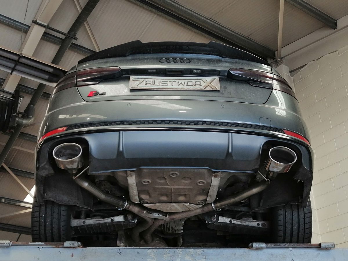 Audi S4 B9 Rear Silencer Deletes - Zaustworx