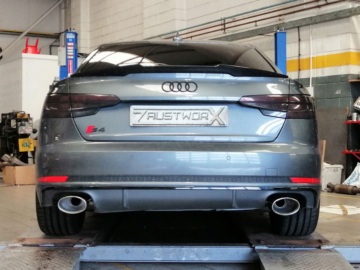 Audi S4 B9 Rear Silencer Deletes - Zaustworx