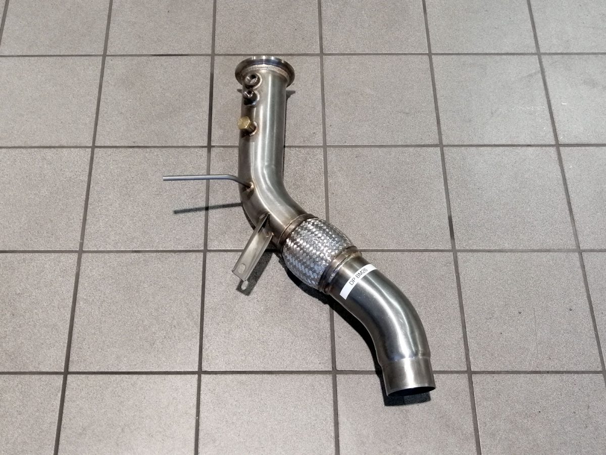 BMW 640d N57 F12 - Stainless Steel Downpipe - Zaustworx
