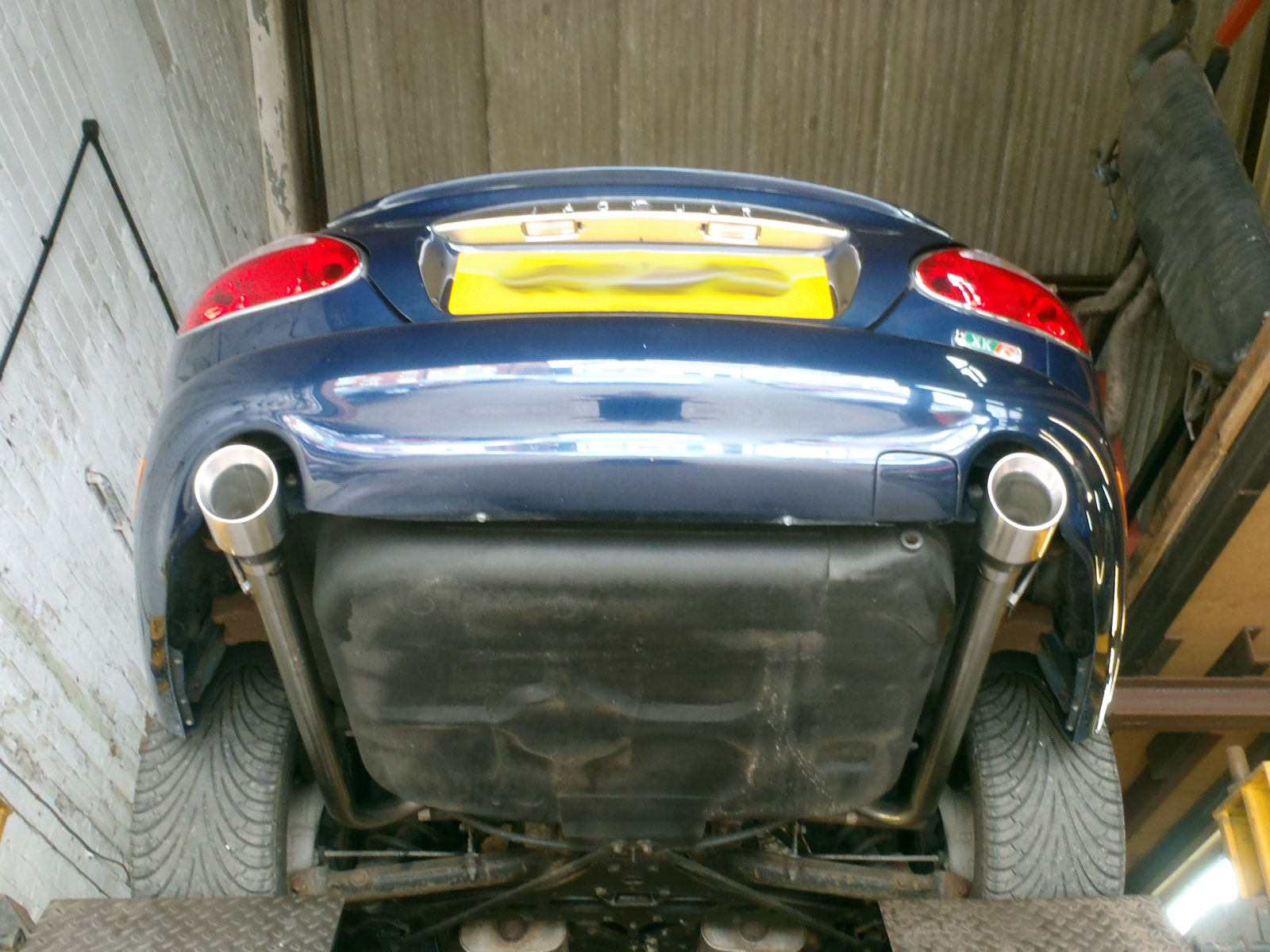 Jaguar XKR 4.0 4.2 Supercharged Rear Silencer Deletes