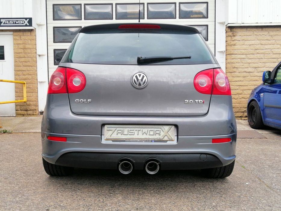 Volkswagen Golf 2.0FSi Mk5 - R32 Style Rear Silencer Delete - Zaustworx