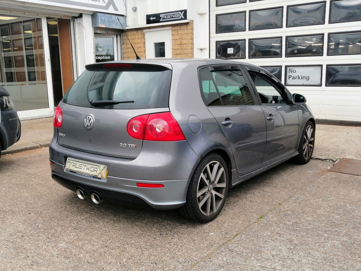 Volkswagen Golf 2.0FSi Mk5 - R32 Style Rear Silencer Delete - Zaustworx