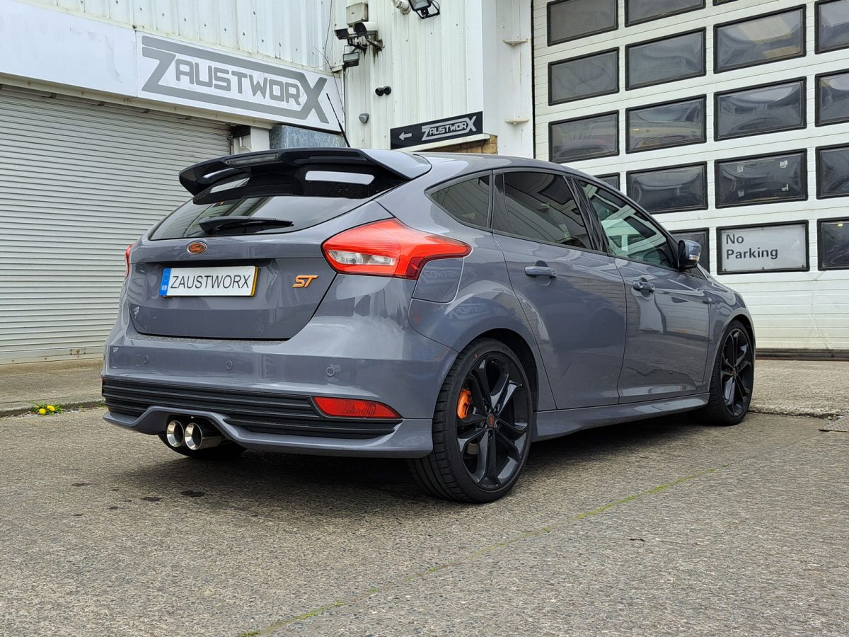 Ford Focus ST250 Hatchback - Rear Silencer Delete - Zaustworx