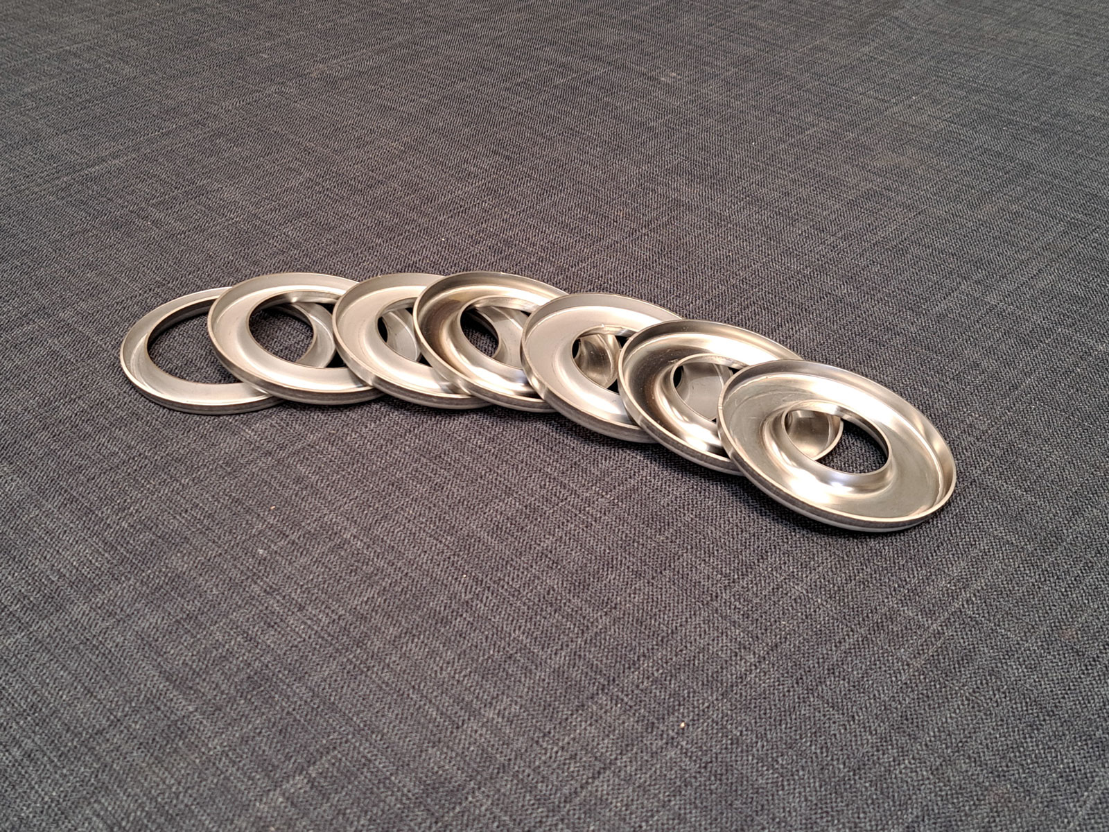 4" Round Stainless Steel Exhaust Silencer End Plate - Zaustworx