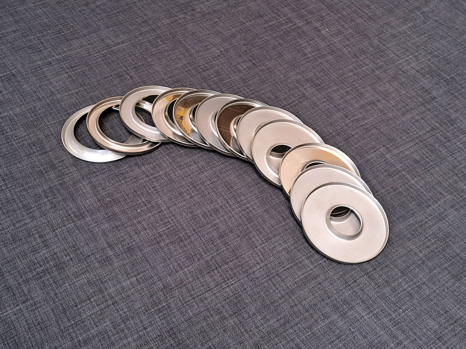 5" Round Stainless Steel Exhaust Silencer End Plate - Zaustworx
