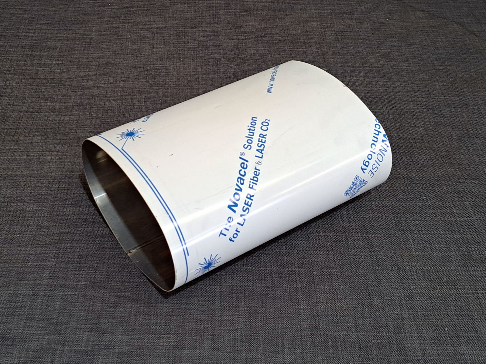 10x5" Oval Stainless Steel Exhaust Silencer Casing - Zaustworx