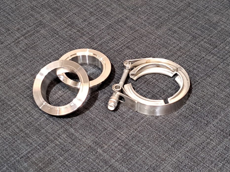 50mm V Band Flange and Clamp assembly - Zaustworx