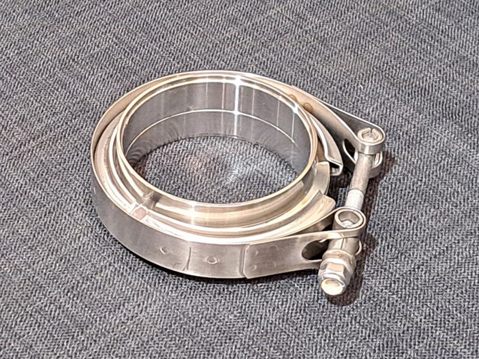 89mm V Band Flange and Clamp assembly - Zaustworx