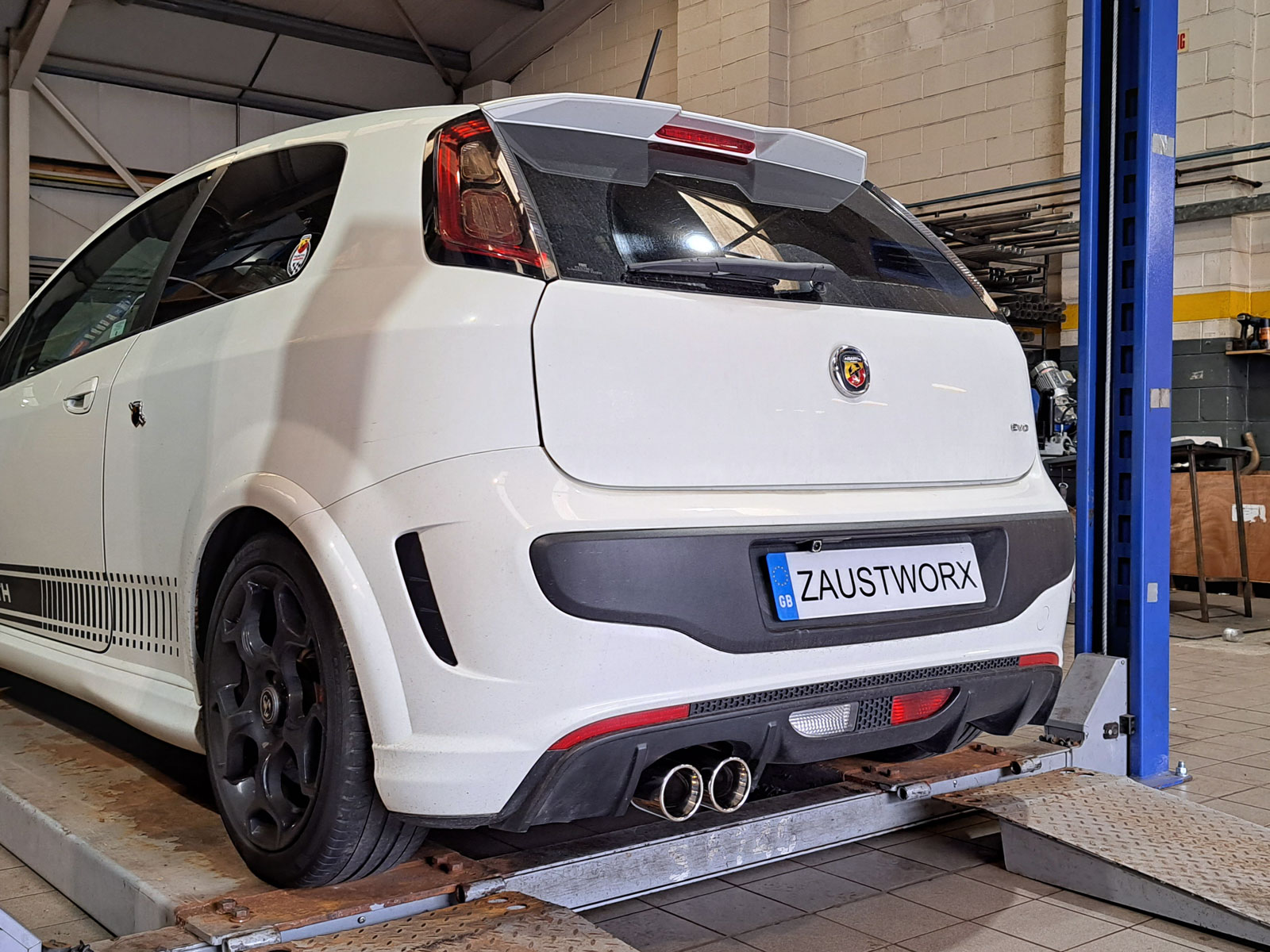Fiat Abarth Punto Evo Rear Silencer Delete