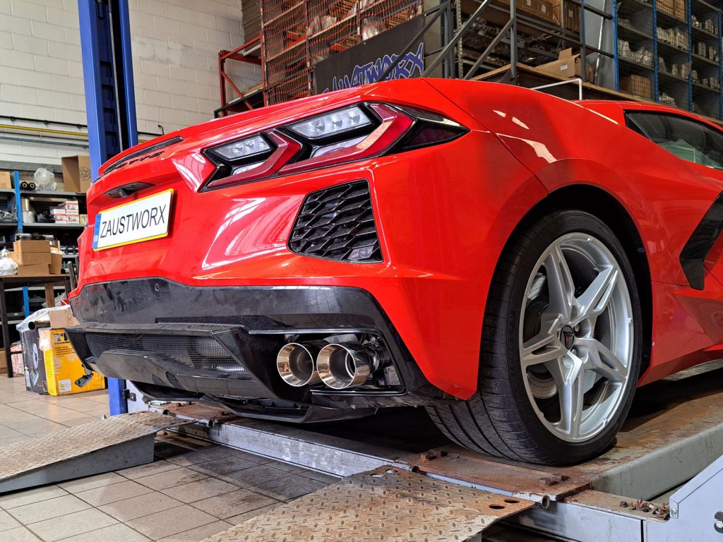 Chevrolet Corvette C8 - Cat back stainless exhaust system - Zaustworx